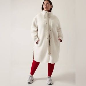 Athleta Cozy Sherpa Coat